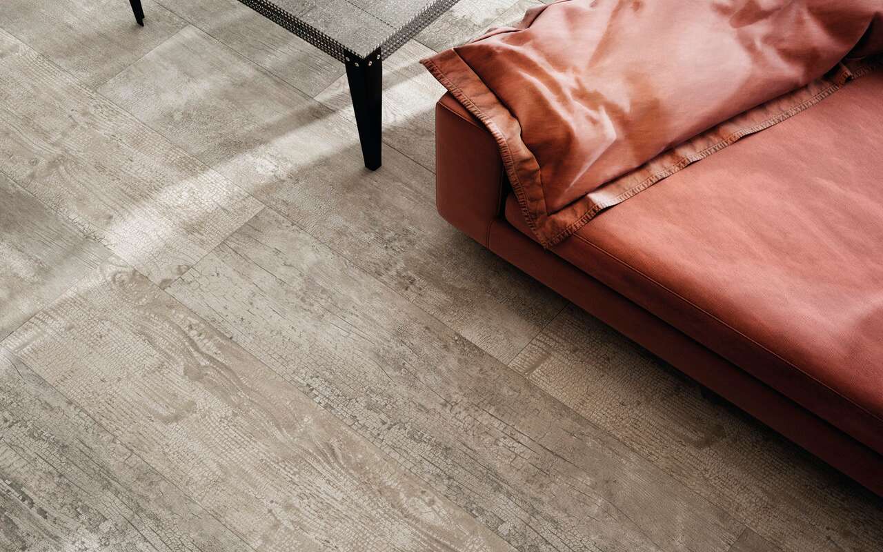 Diesel Living, Iris Ceramica Floor Tiles, Combustion Crackle, Beige, M ...