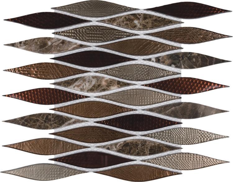 Elysium Tiles, Mosaic Glass, Volga, Multi-size – Factor Home & Design