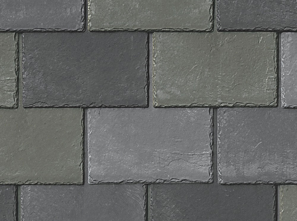 DaVinci Composite Roof Scapes, 12" Inspired Slate Roof Tile, Premium C ...