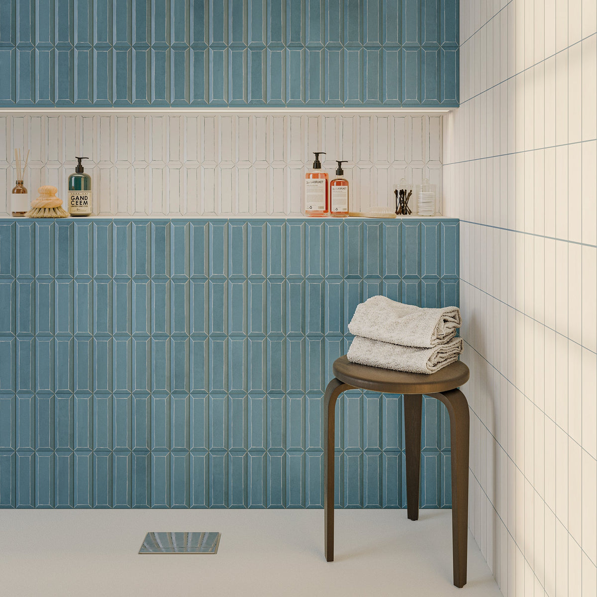 Wow Wall Tiles, Freehand Collection, Freehand , Multi Color, 2”x6.3 ...