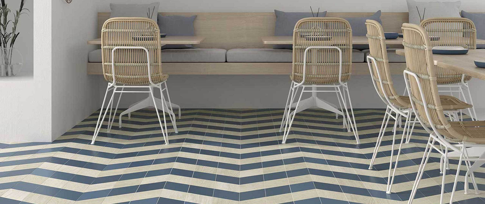 WOW Floor & Wall Tiles, Flow Collection, Flow Diamond, Multi Color, 5 ...