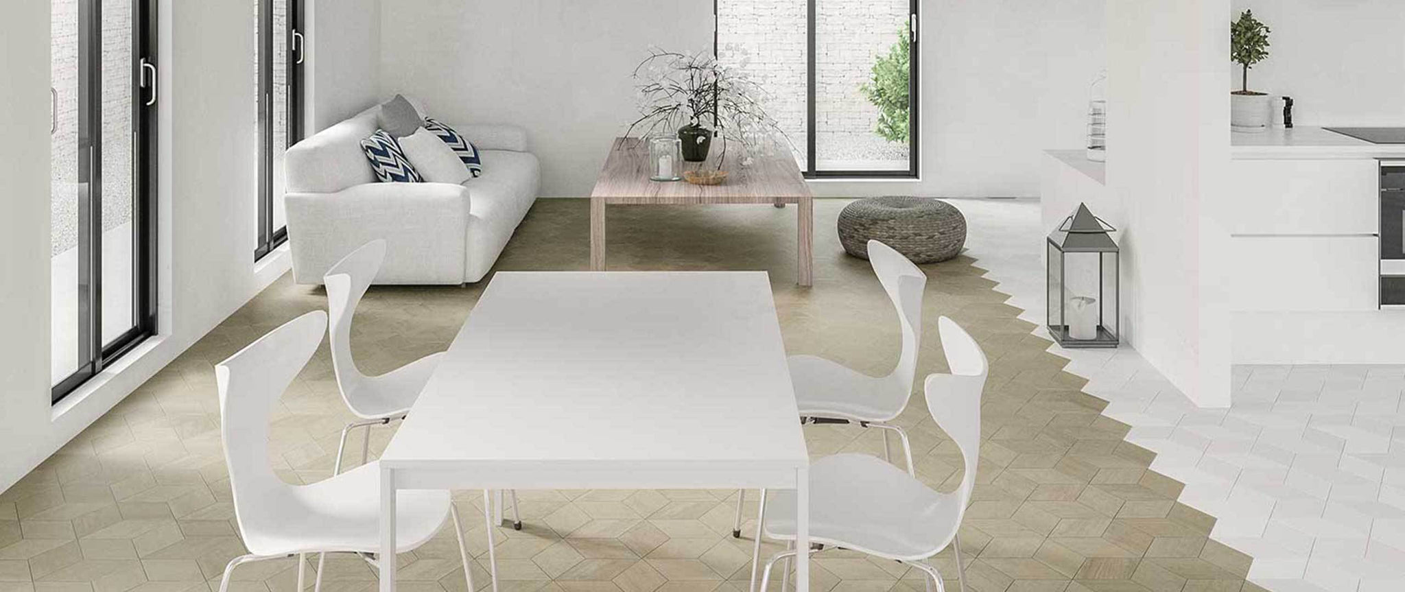 WOW Floor & Wall Tiles, Flow Collection, Flow Diamond, Multi Color, 5 ...